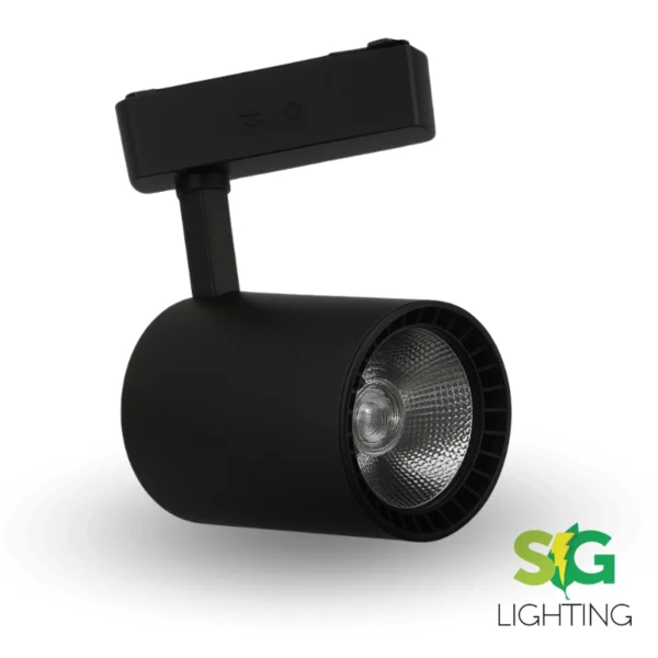 SPOT LED DE RIEL 30W CARCAZA NEGRA | Comercializadora SYG